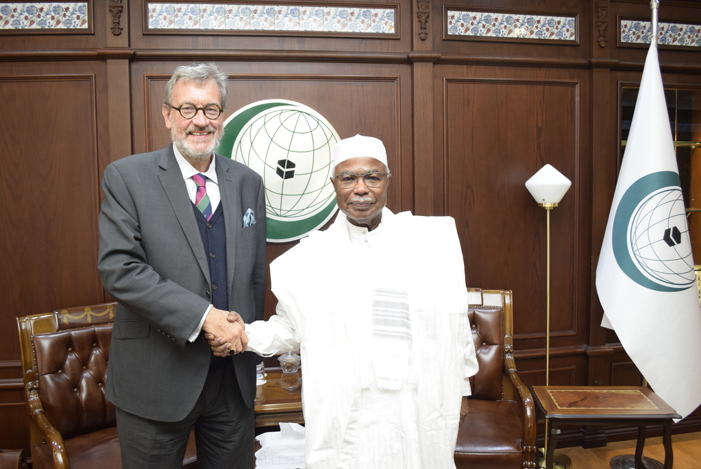 OIC Secretary-General Receives Belgian Ambassador to Saudi Arabia