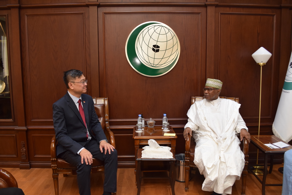 OIC Secretary- General receives Ambassador of Singapore to Saudi Arabia