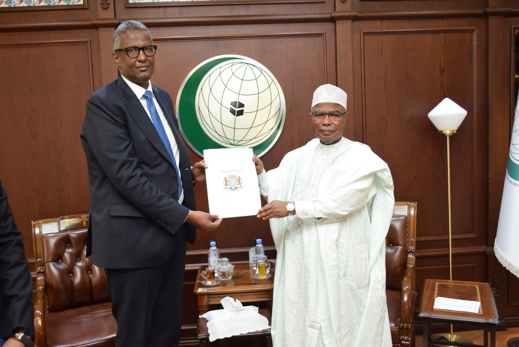 OIC Secretary-General receives the Special Envoy of the Somali ...