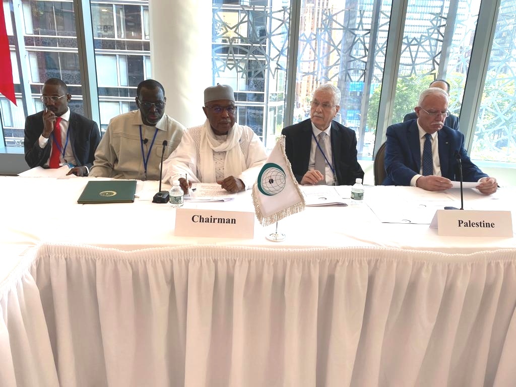 OIC Committee of Six on Palestine Meets on the Margins of 77th United ...